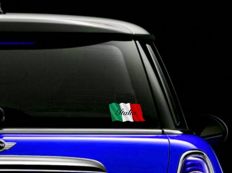Italian Italia Flag Sticker - Etsy