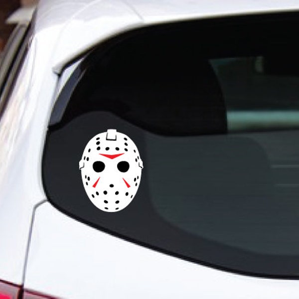 Jason Voorhees Mask Stickers - Etsy