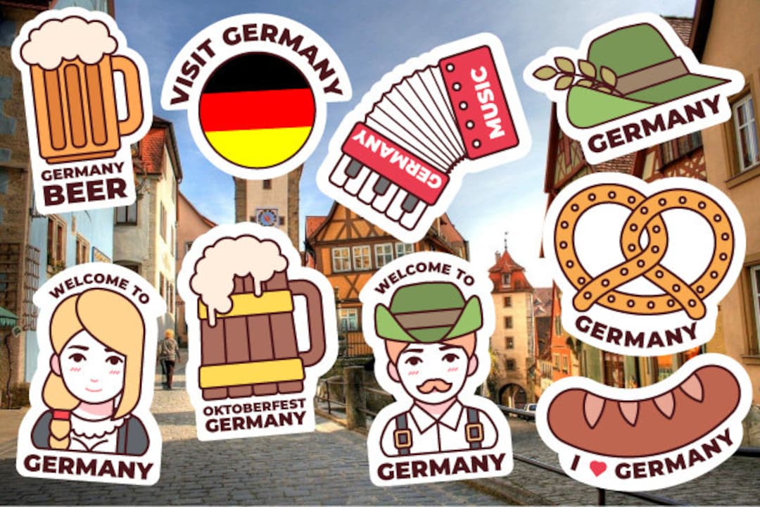 Germany Sticker Pack - Etsy
