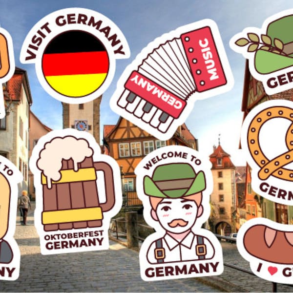 Germany Sticker Pack - Etsy