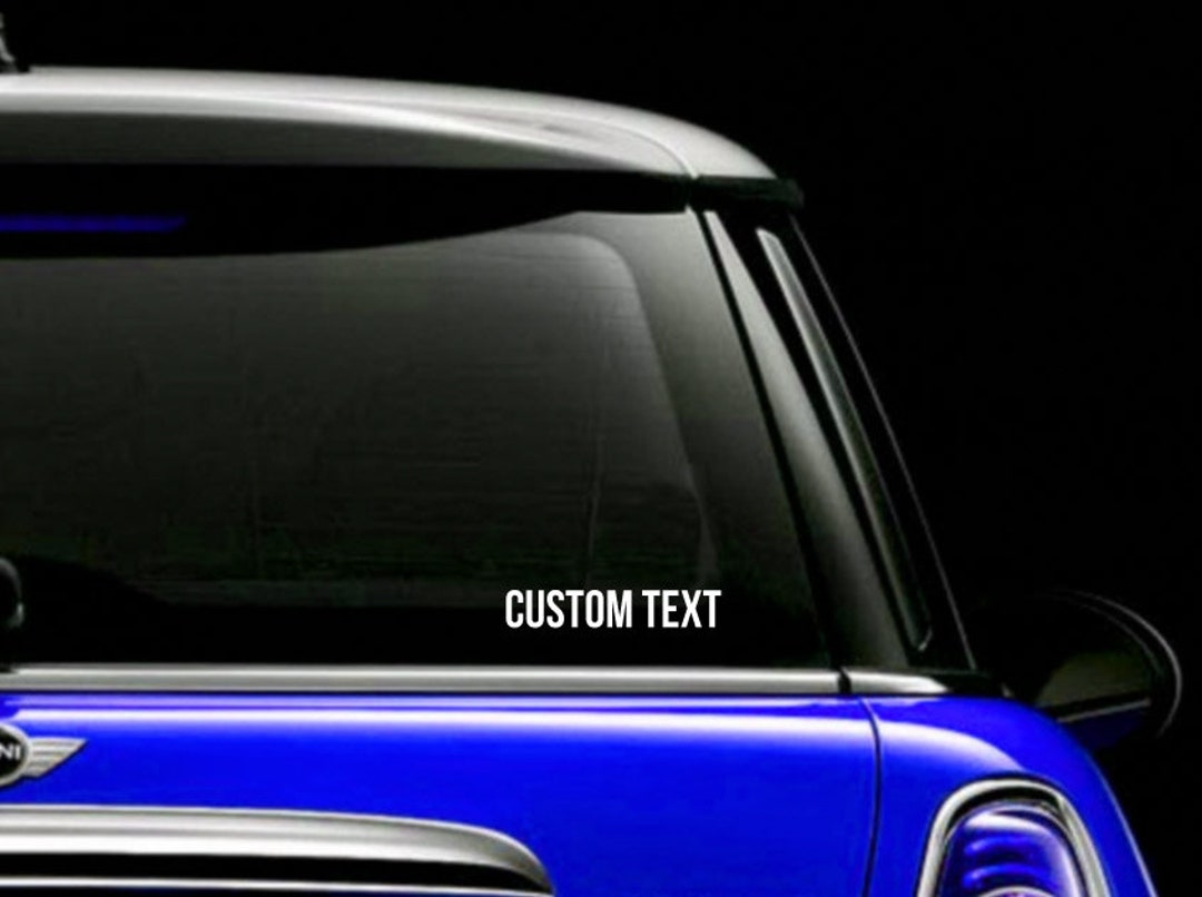Create Your Own Custom Vinyl Decal - Etsy