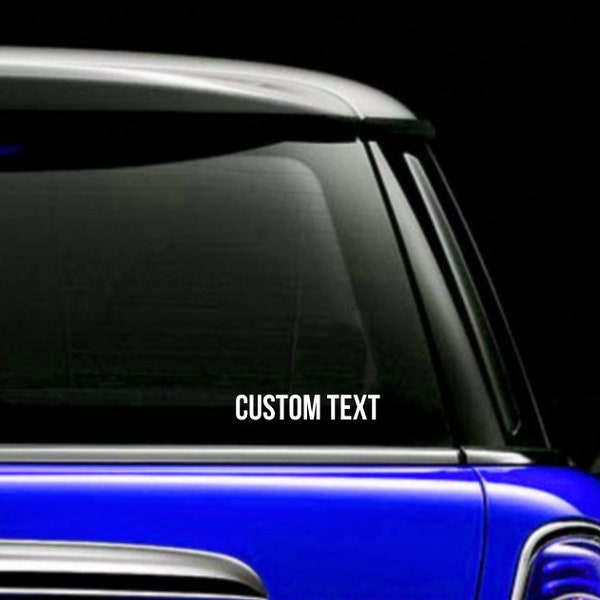 Custom Decal - Etsy