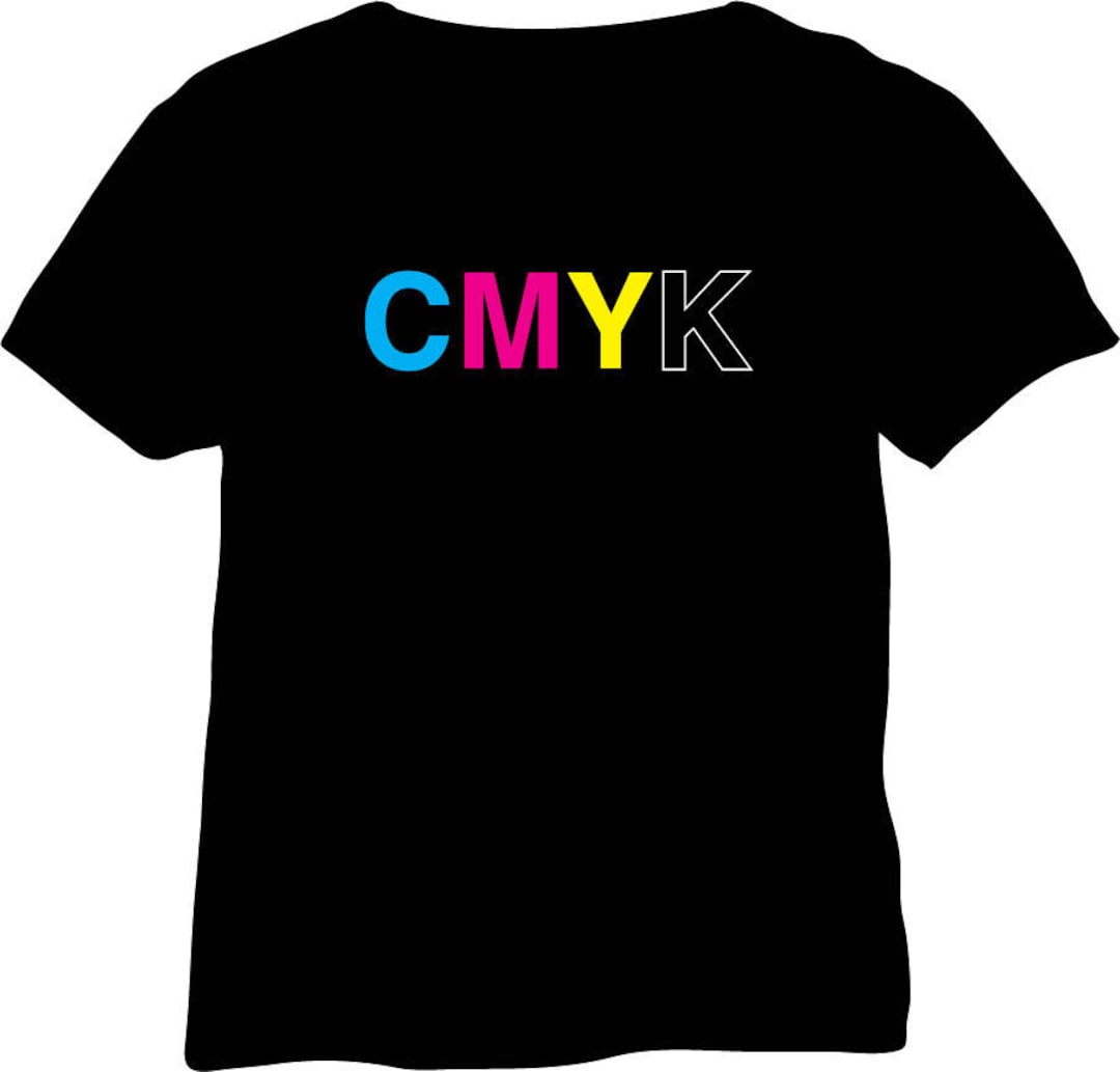 CMYK T-shirt - Etsy