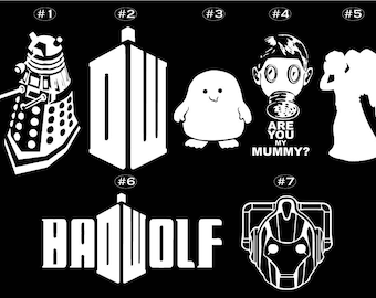 Doctor Who Decal - Etsy