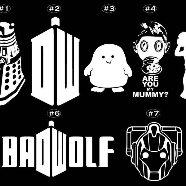 Doctor Who Decal - Etsy