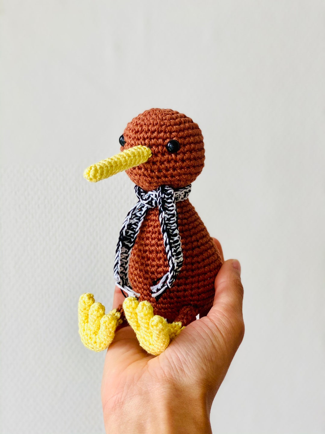 Crochet Kiwi - Amigurumi Kiwi - New Zealand Toy - Ethical - Handmade ...