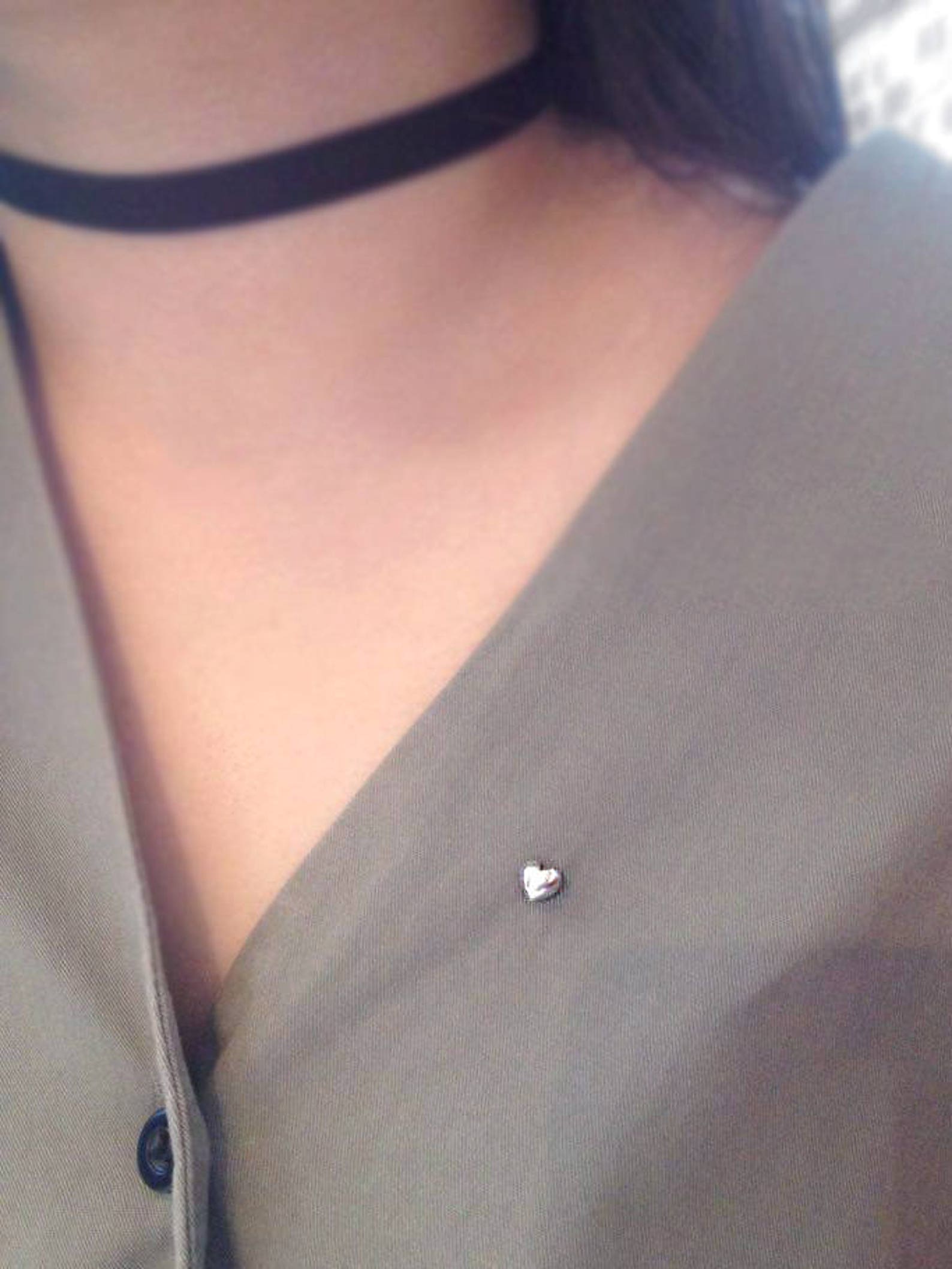 Heart Pin, Heart Brooch, Tiny Heart Pin, Tiny Heart Brooch, Sterling ...