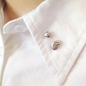 Heart Pin, Heart Brooch, Tiny Heart Pin, Tiny Heart Brooch, Sterling ...