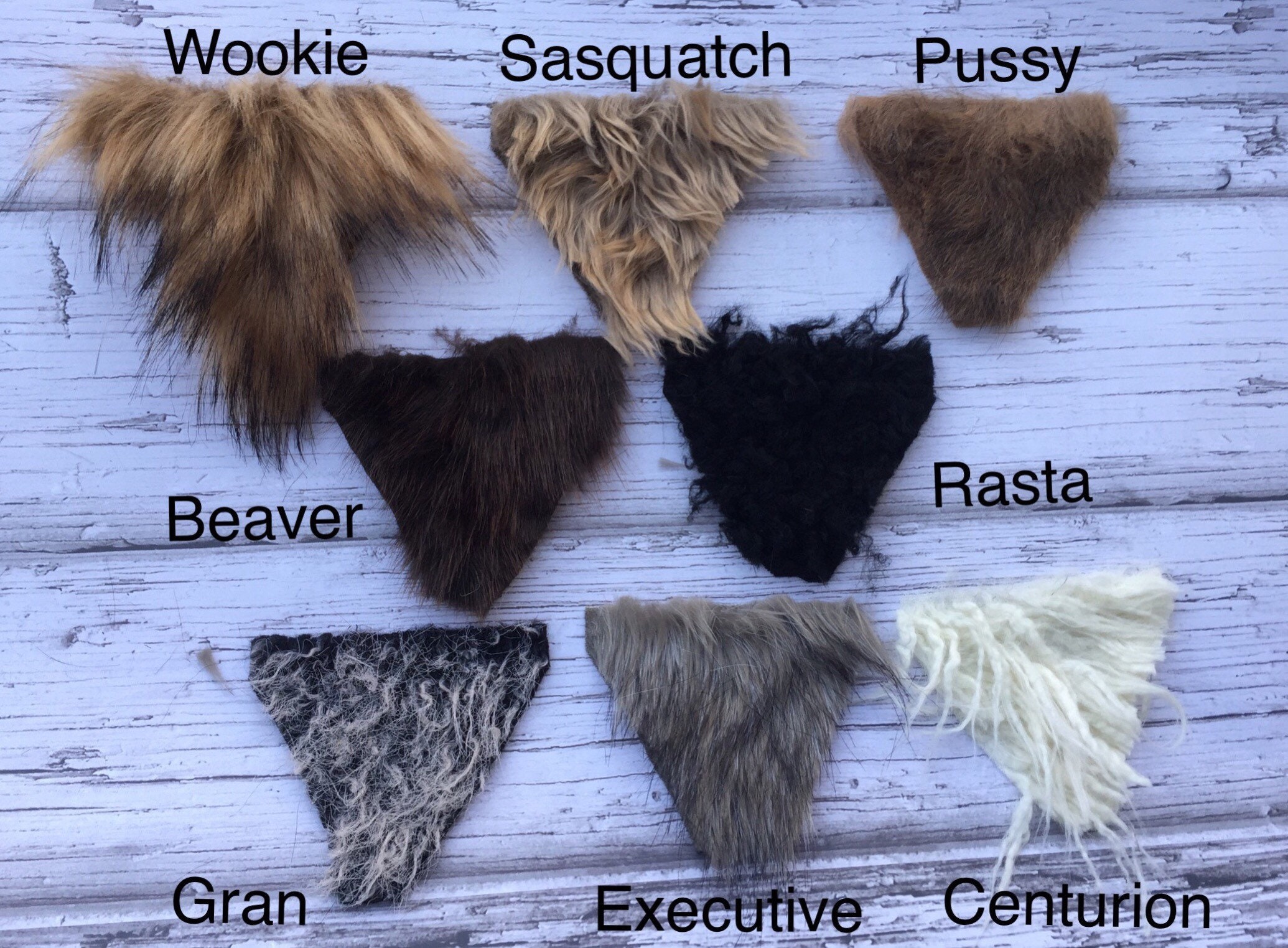 Furkin Merkin Hairy Panties Bachelorette Party White - Etsy Canada