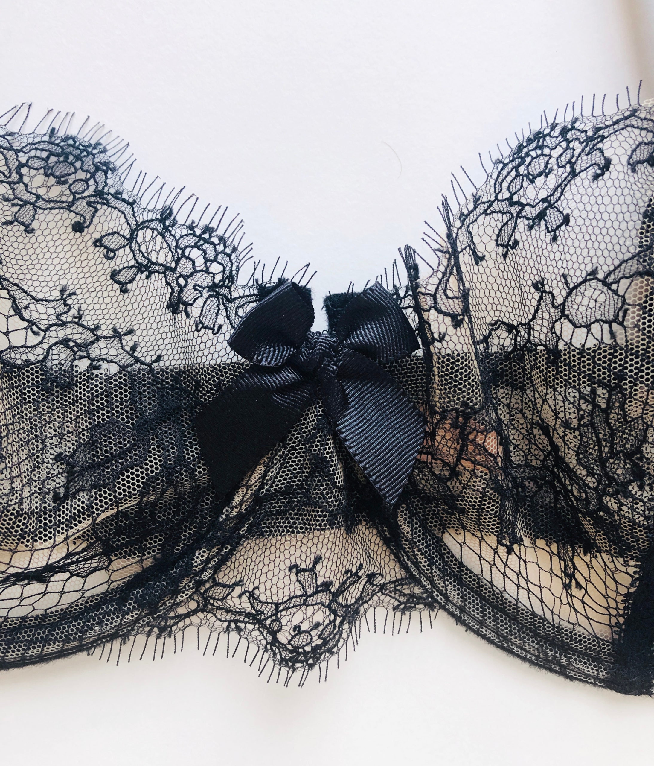 See-through Lace Bra Balconette Shape - Etsy