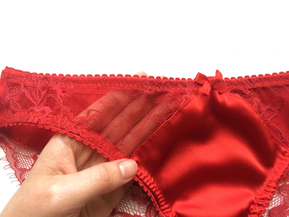 Pink Silk Panties Pink Lace Panties Lace Brief Pink Etsy