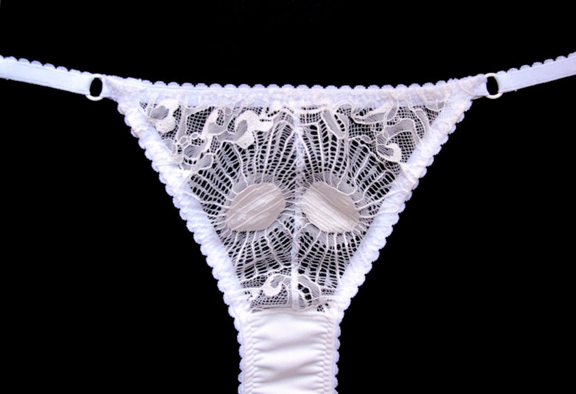 White Sheer Panties Sexy Sheer Panties See Through Knickers Mesh
