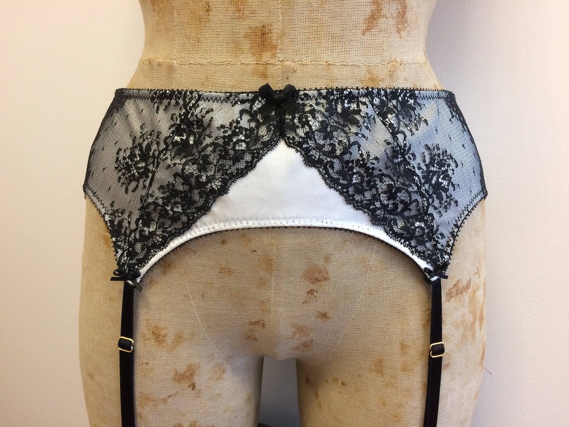 Garter Belt Garter Belt Silk Garter Belt Silk Lingerie - Etsy