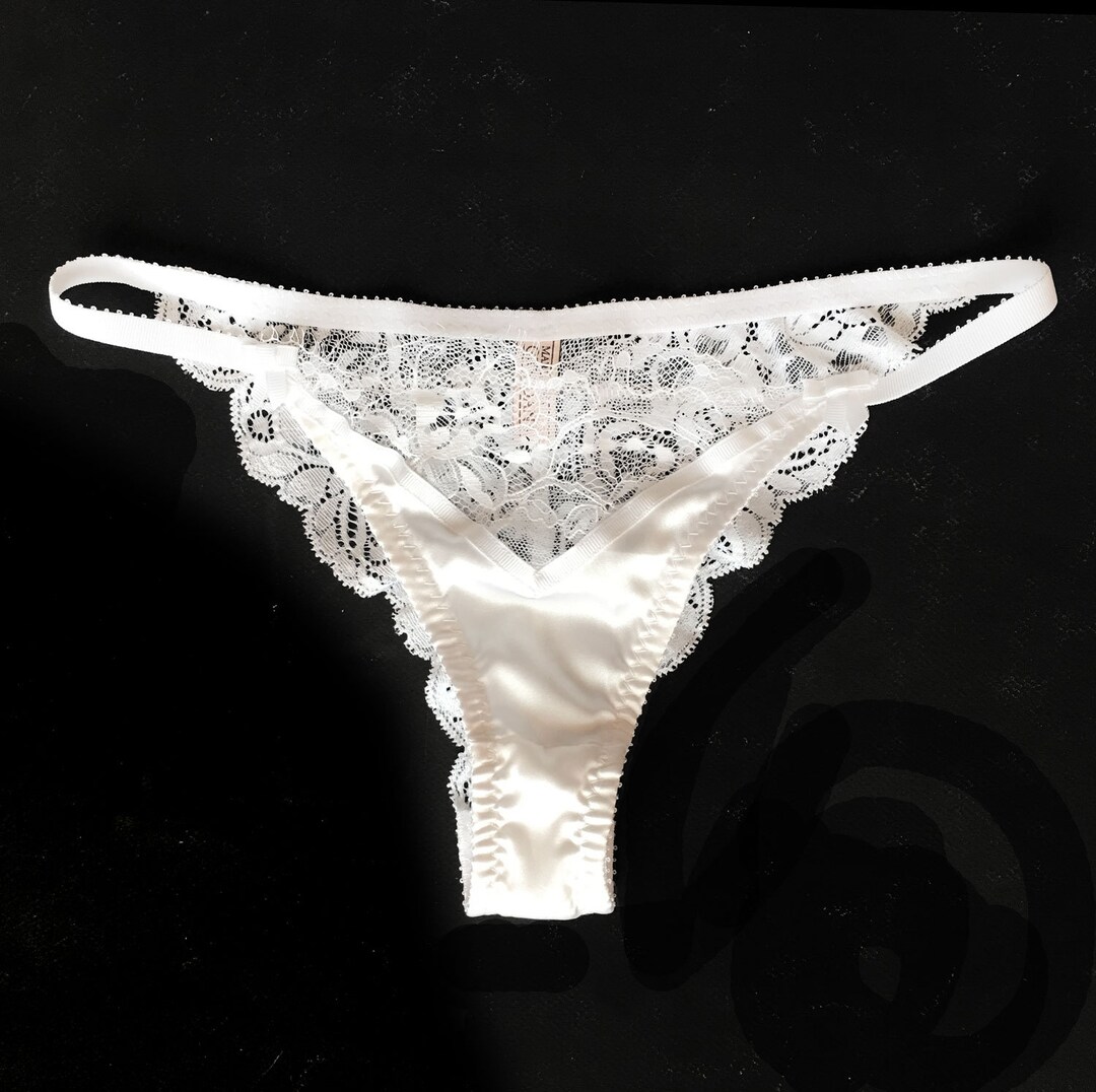 Bridal Sheer Tanga - White Lace Tanga - White Sheer Panties - Etsy