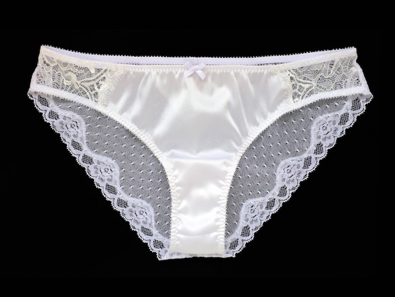 Bride Panties - Lace Panties - White Lace Sheer Panties - See Through ...