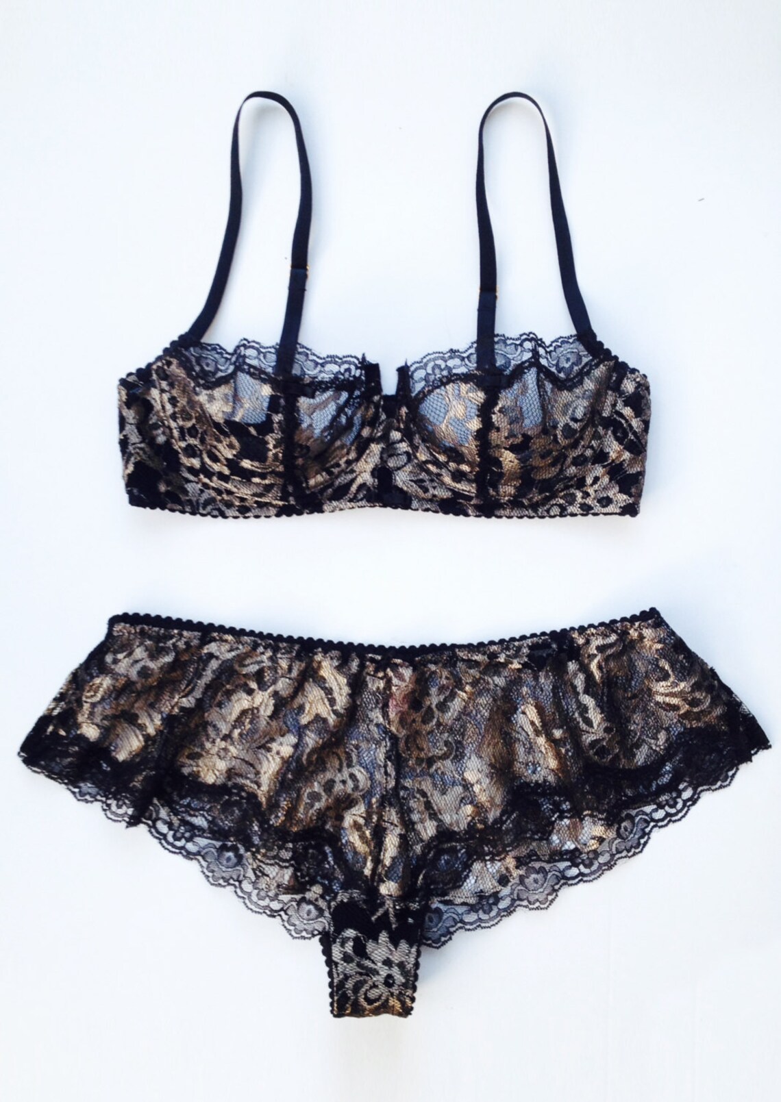 Balconette Bra Soft Cup Bra Sheer Bra Sheer Lace Etsy