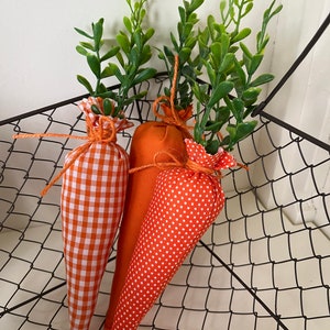 Fabric Carrots, Easter Decor, Carrot Bundle, Tiered Tray Carrots ...