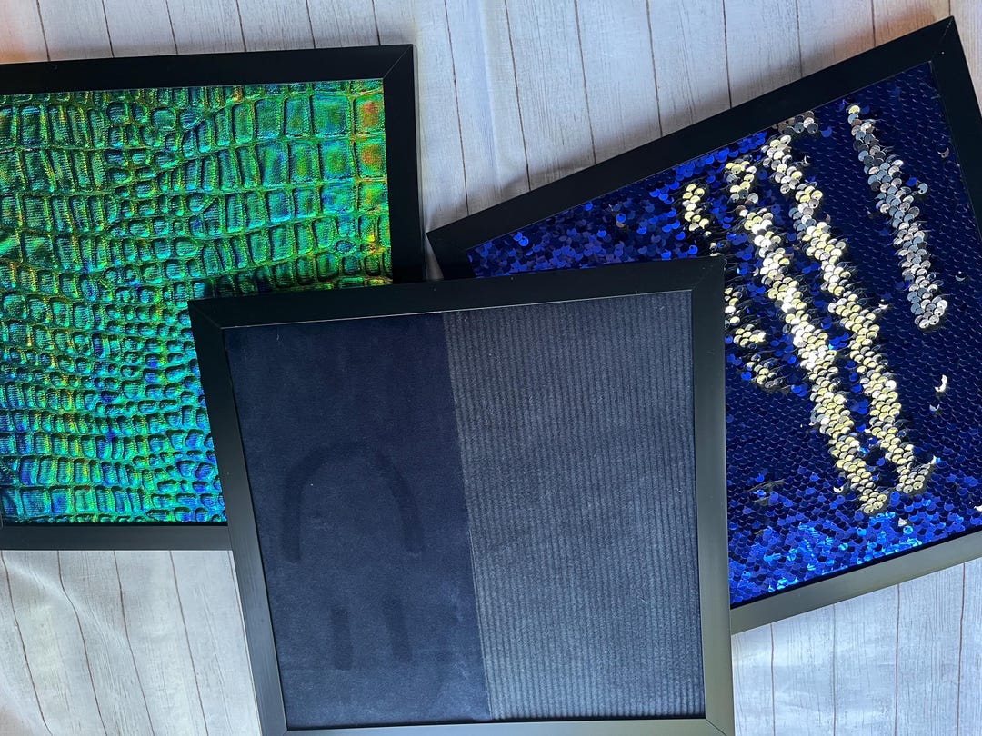 Sensory Wall, Sequin Sensory Picture Board, Framed Sensory Toy, Calming ...