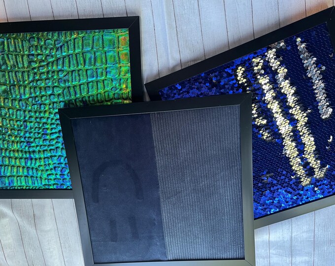 Sensory Wall, Sequin Sensory Picture Board, Framed Sensory Toy, Calming ...