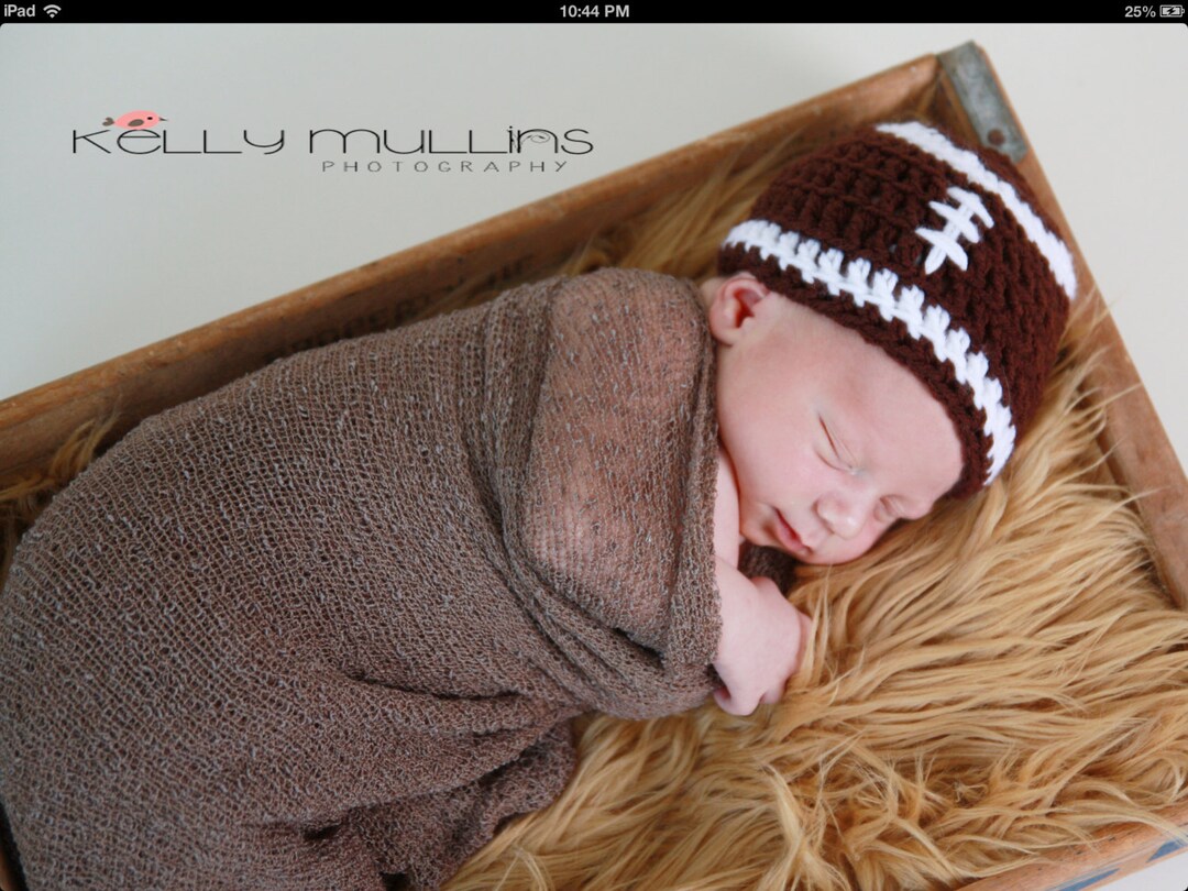 Football Hat for Newborn Baby Photo Prop - Etsy