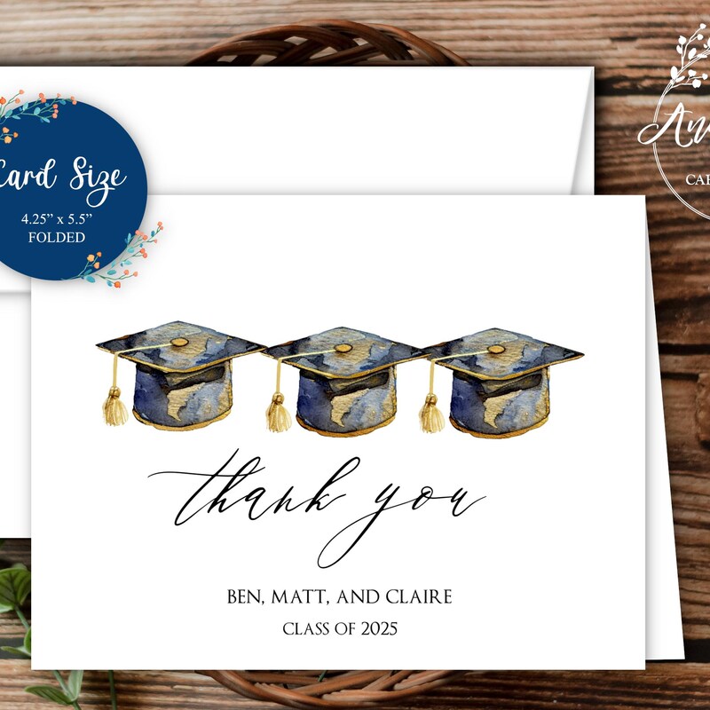 Triplets Graduation - Etsy