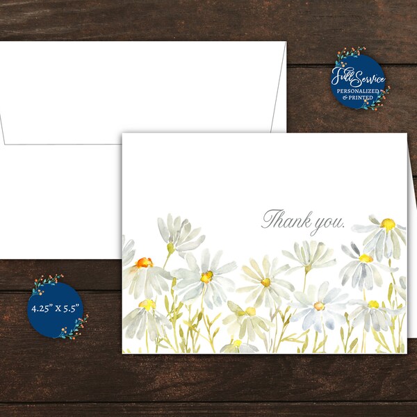 Daisy Note Cards - Etsy