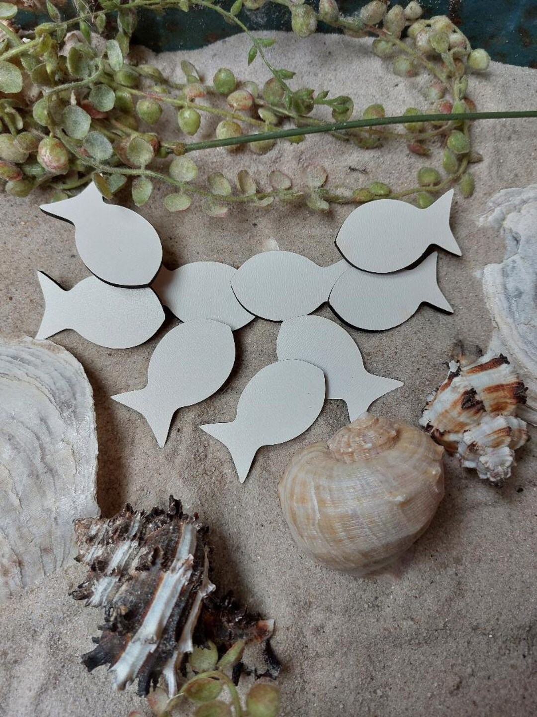 Wooden Fish Painted White for Inserting Into Our Guest Books or as a ...