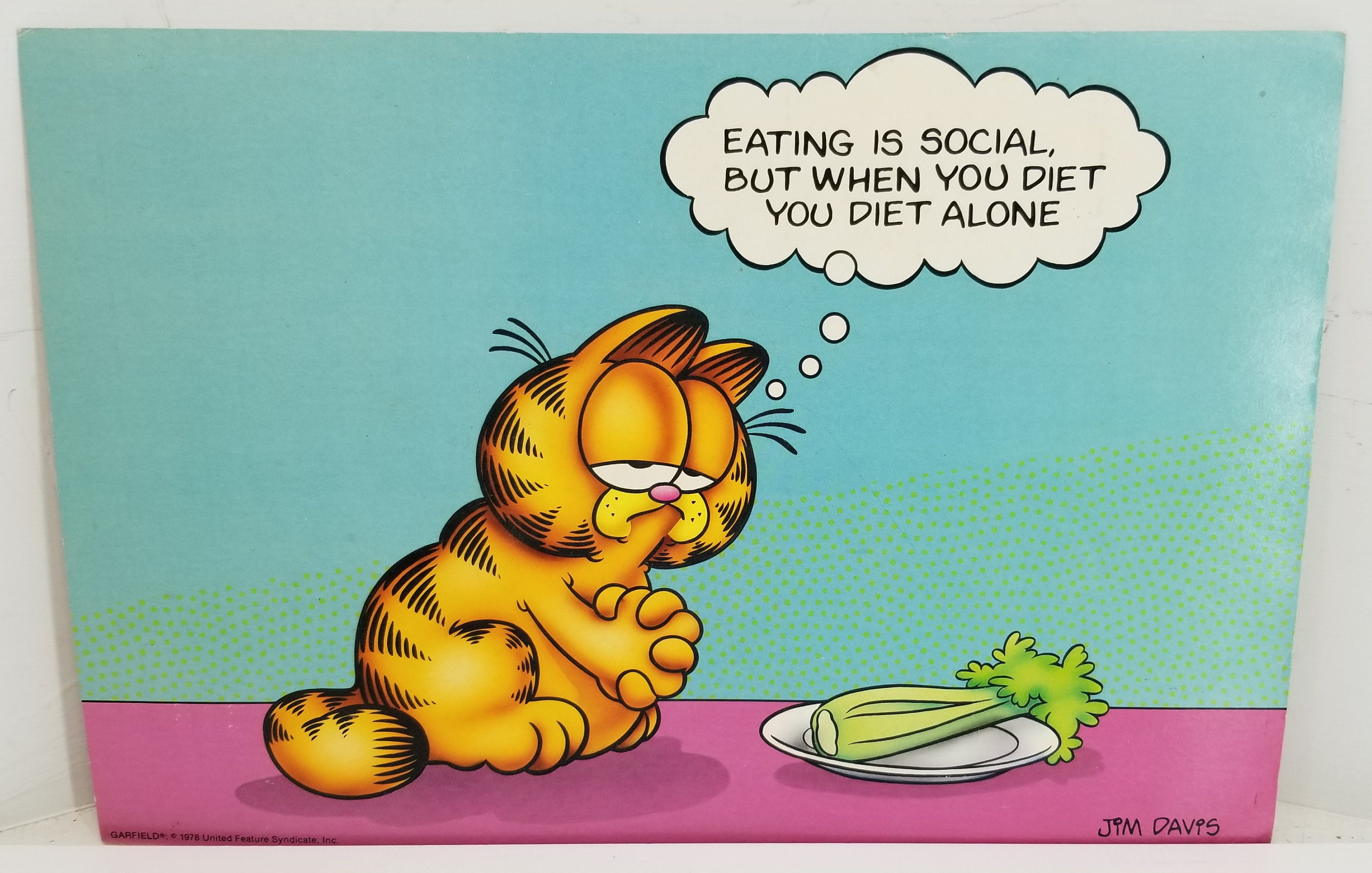 Garfield Eating