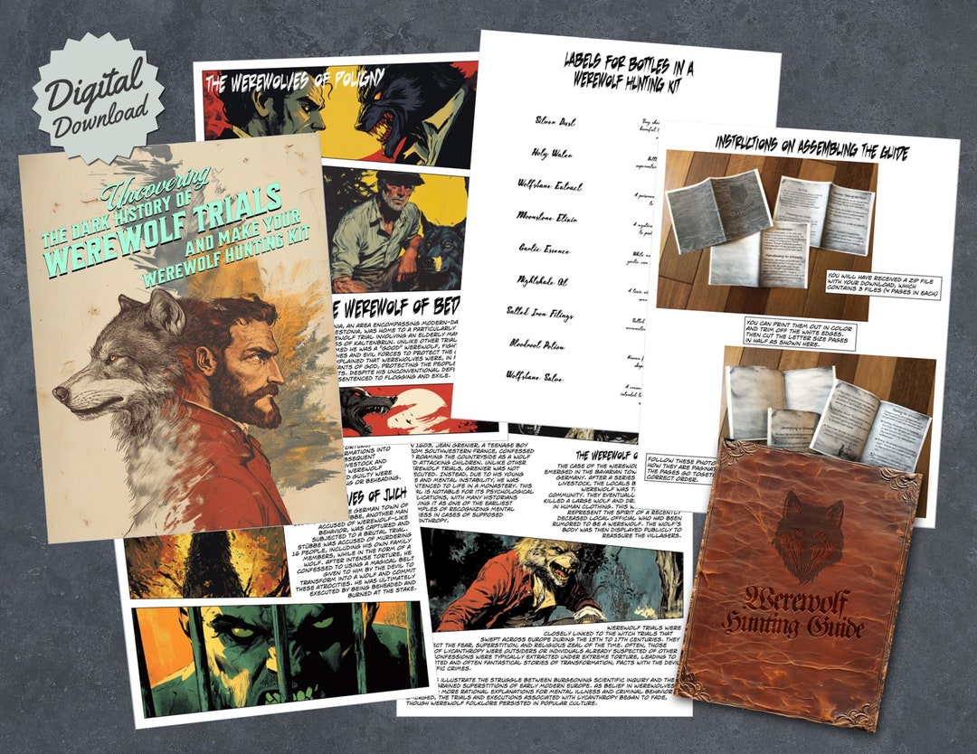 Ebook on the History of Werewolf Trials & Labels and Guide Book for a ...