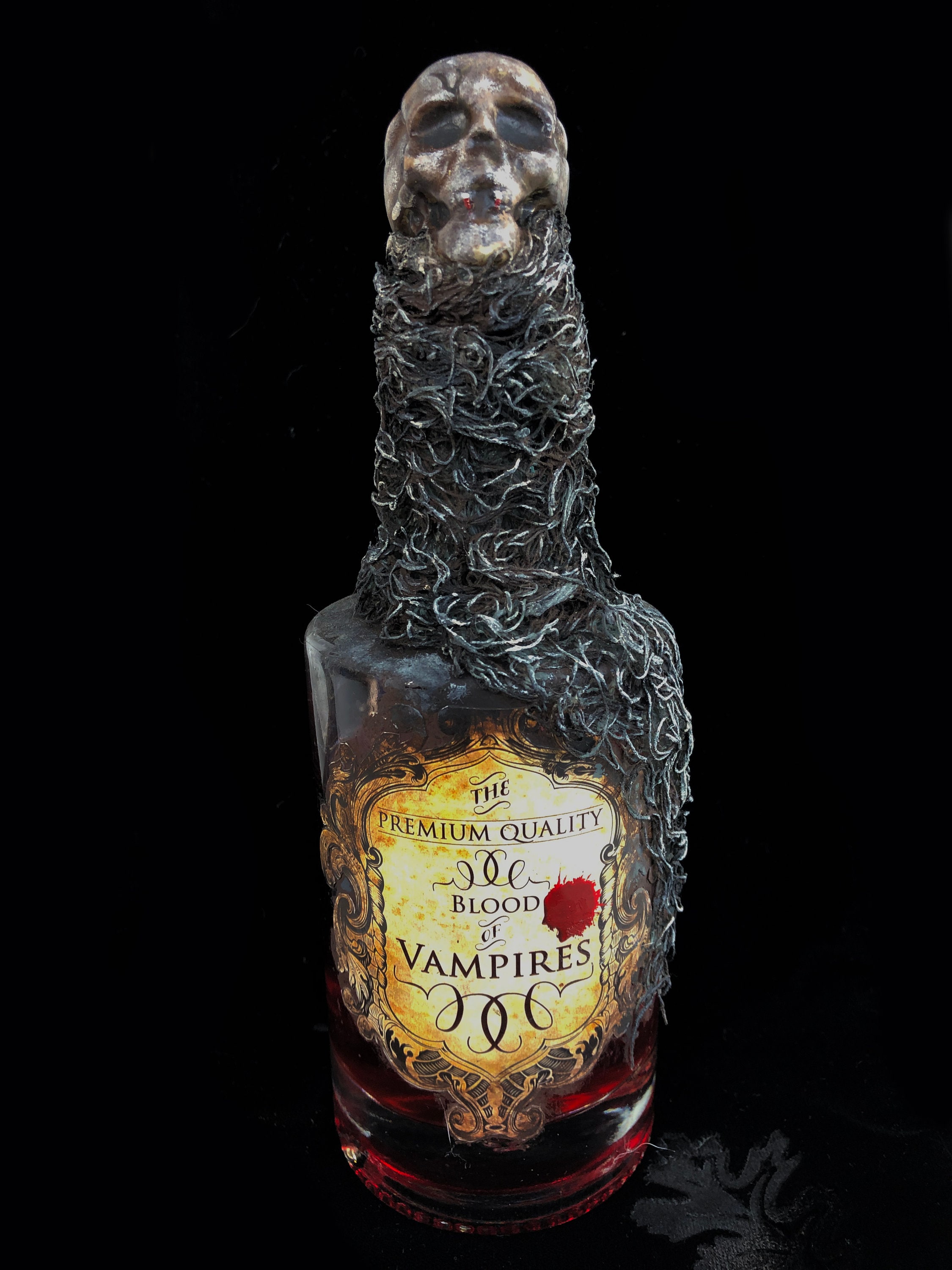 DIGITAL DOWNLOAD Blood of Vampires Halloween Spooky Wine Bottle Label ...