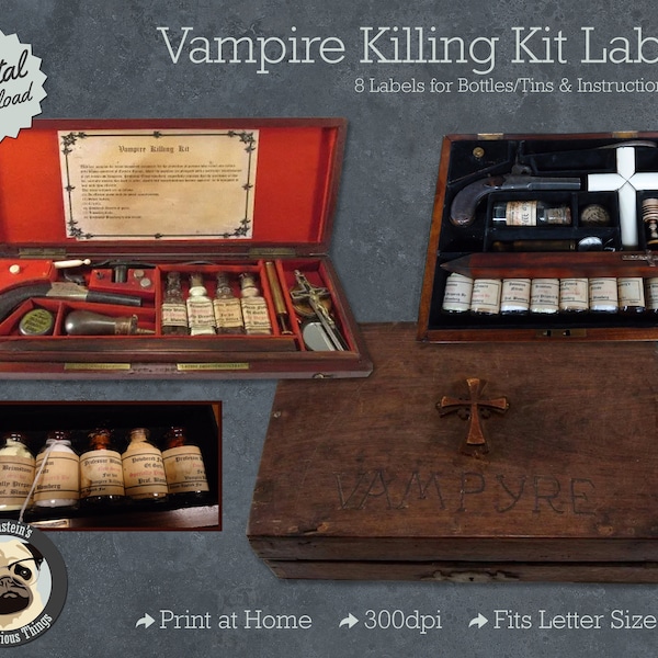 Vampire Hunting Kit - Etsy
