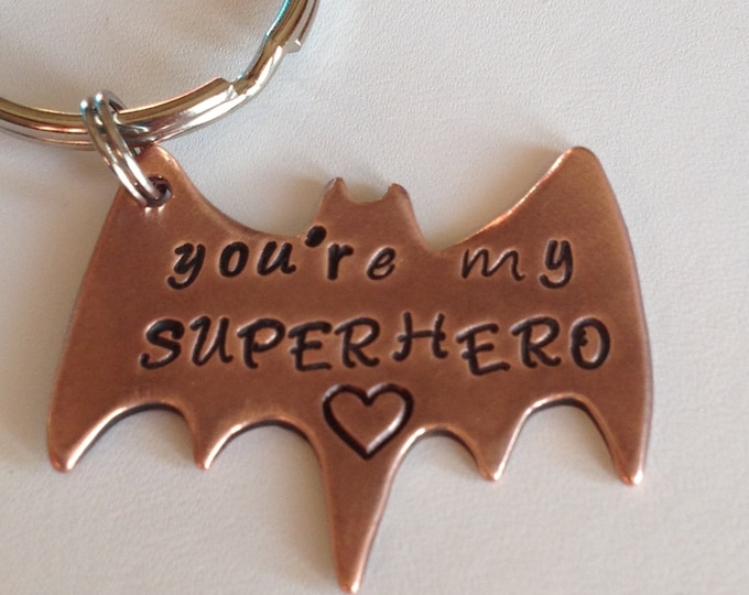 Bat Keychain - Etsy