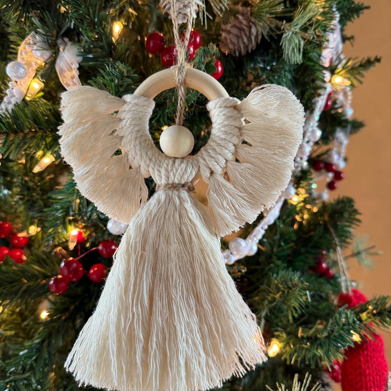 Macrame Angel - Etsy