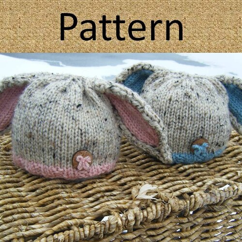 Baby Bunny Hat Knitting Pattern - Etsy
