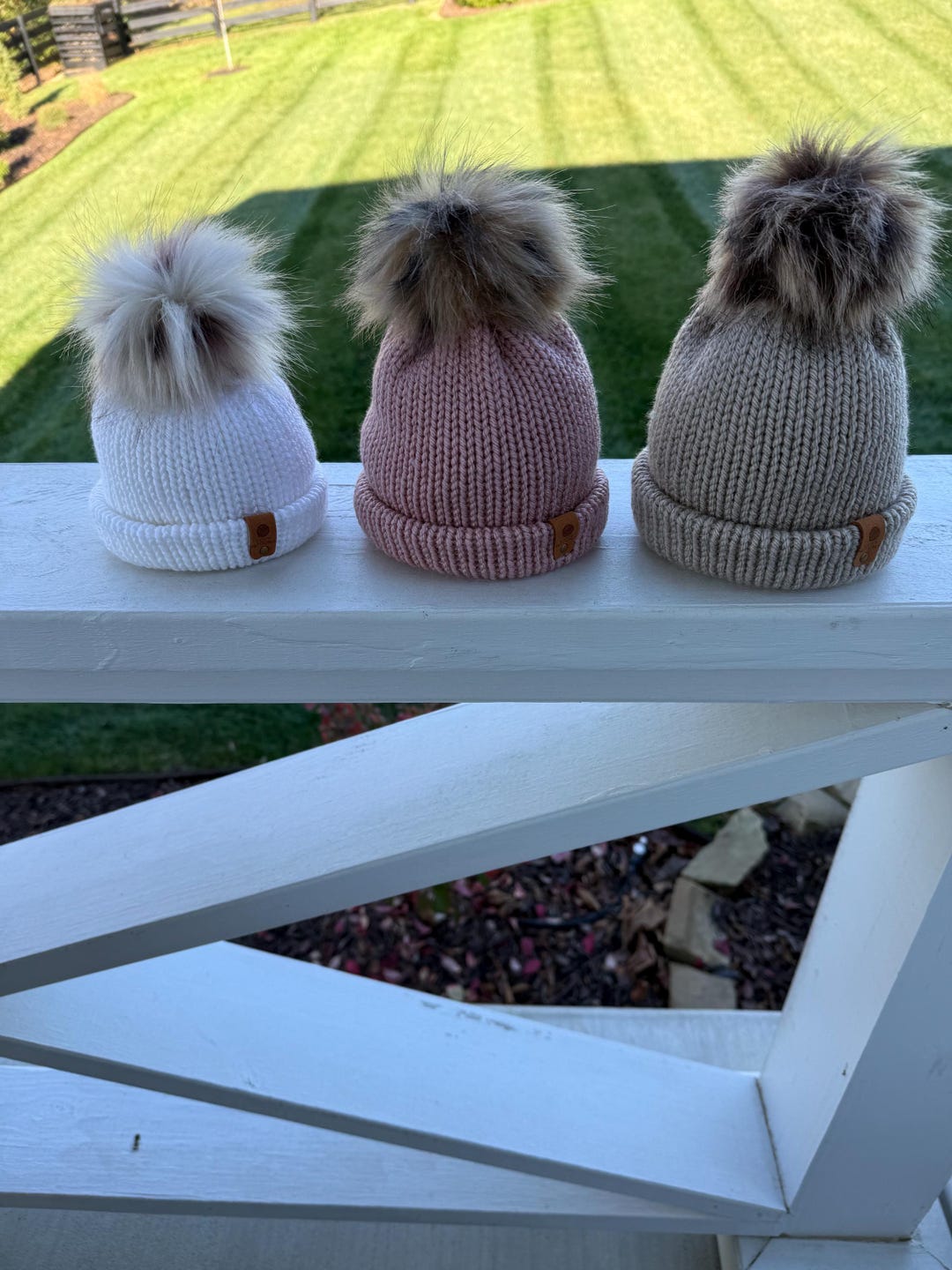 Double Knit Diva Pom Pom Hats With Tag. - Etsy