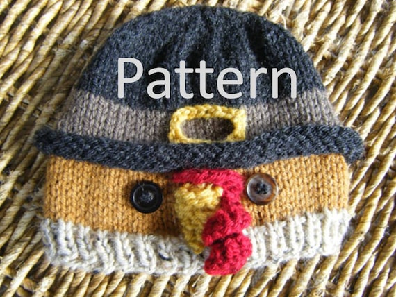 Knit Turkey Hat Pattern Knitted Turkey Hat Pattern Etsy