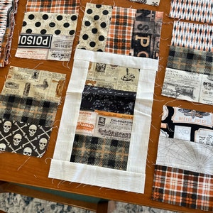 Tick Tock Quilt Pattern and Quality Halloween Fabrics - Etsy