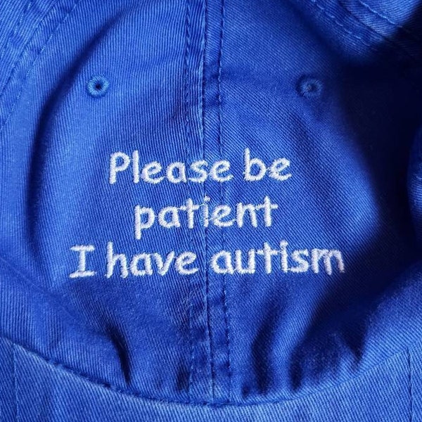 Please Be Patient I Have Autism Hat - Etsy