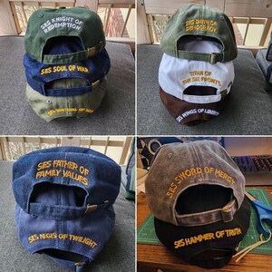 Add on - Custom - Back of Hat Embroidery - Etsy