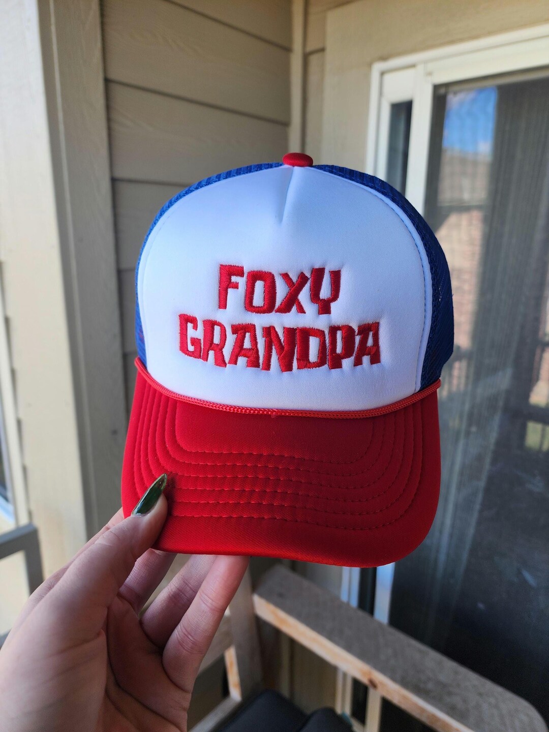 Foxy Grandpa (embroidered Trucker Hat) - Etsy
