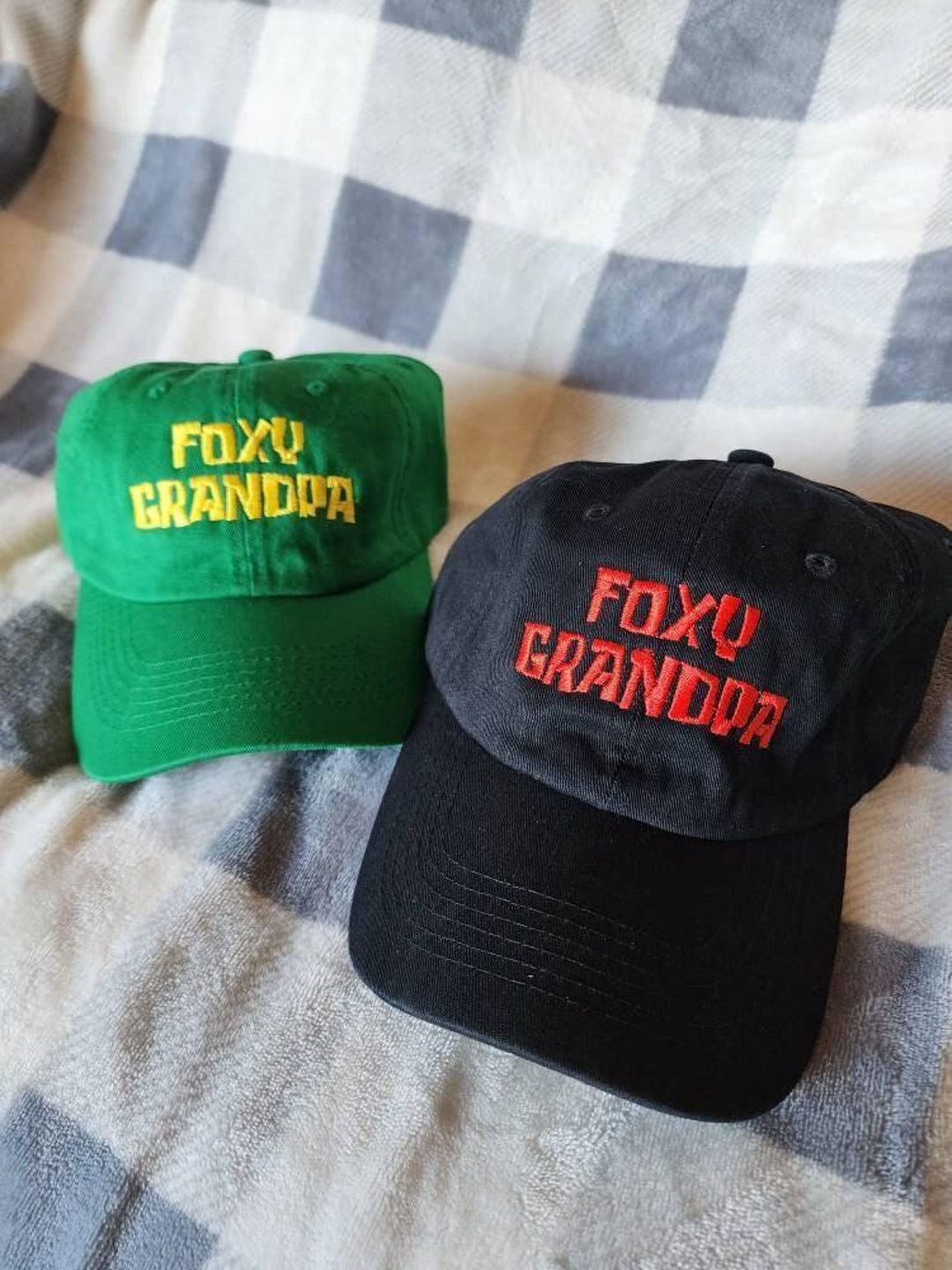 Foxy Grandpa (embroidered Hat) Dad + Corduroy - Etsy