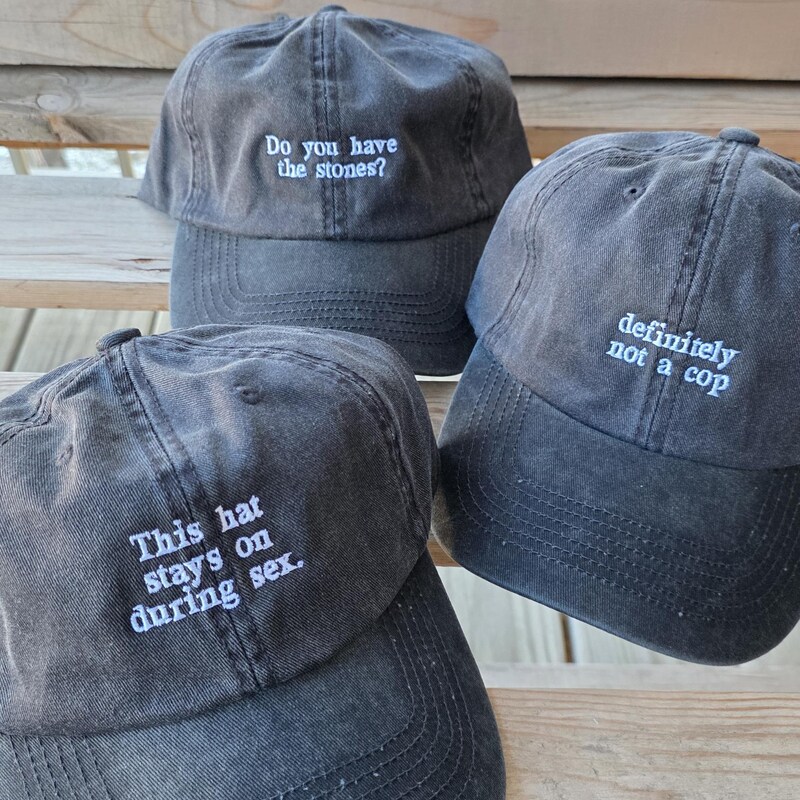 Hats With Sayings - Etsy