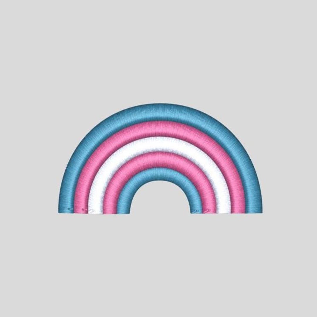 Trans Pride Flag Rainbow (embroidered Hat) Dad + Corduroy - Etsy