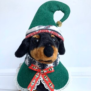 Elf Dog Outfit- Elf Costume- Elf Dog Costume- Dog Christmas Costume ...
