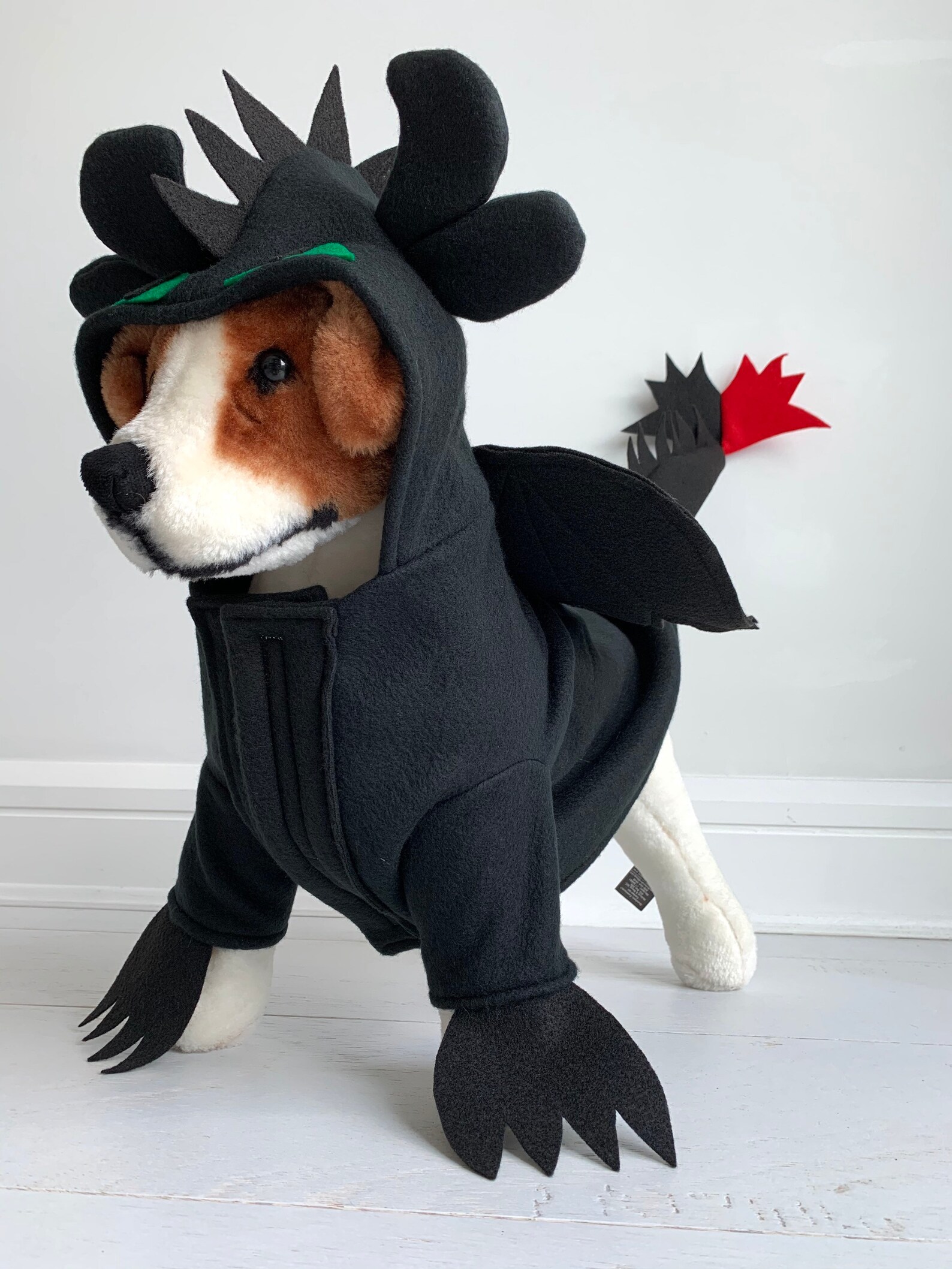 Toothless Dragon Costume- Black Dragon Costume- Dog Dragon Costume ...