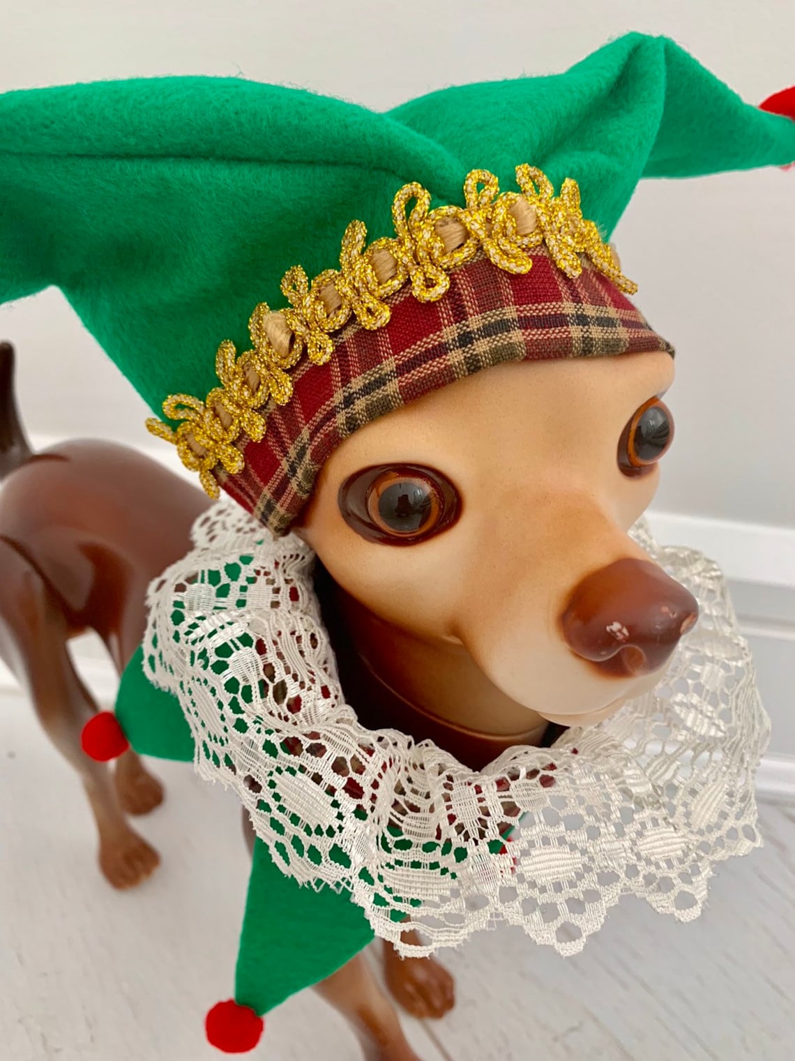 Elf Dog Costume Christmas Costume Dog Elf Outfit Pet Elf - Etsy