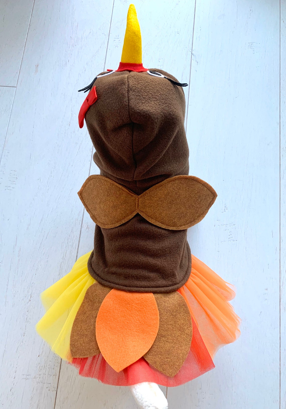 Turkey Costume Turkey Girl Costume Dog Thanksgiving Costume | Etsy