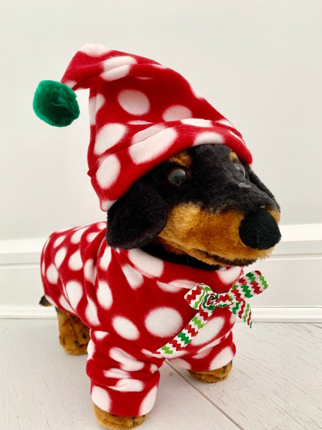 Dog Christmas Pajamas- Christmas Costume- Dog Fleece Pajamas- Dog ...