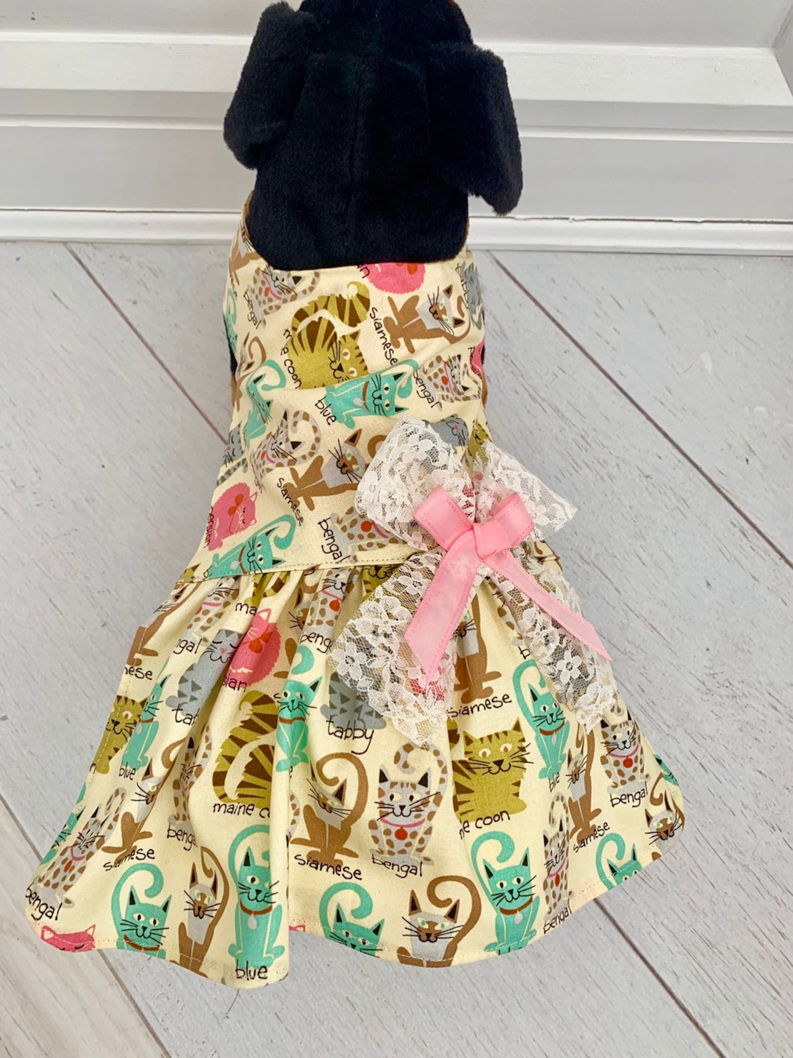 Vestido de perro vestido de mascota vestido de encaje de - Etsy España