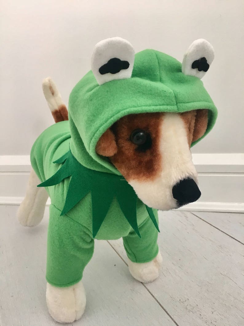 Dog Frog Costume- Green Frog Costume- Frog Apparel for Dogs- Halloween ...